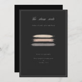 Elegant Wedding Invitation Dress Code Card | Zazzle