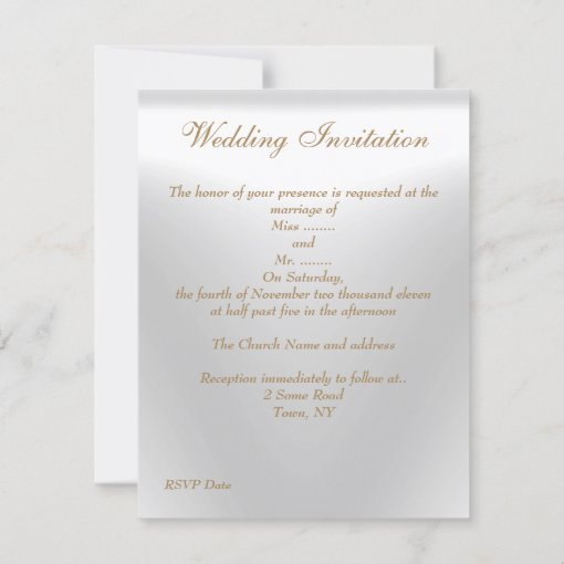 Elegant Wedding Invites | Zazzle