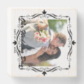 Elegant Wedding Keepsake Custom Photo Wooden Box Sign | Zazzle