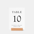 Elegant Wedding Reception Table Number Holder | Zazzle