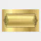 Elegant Wedding Stickers, Gold Rectangular Sticker | Zazzle