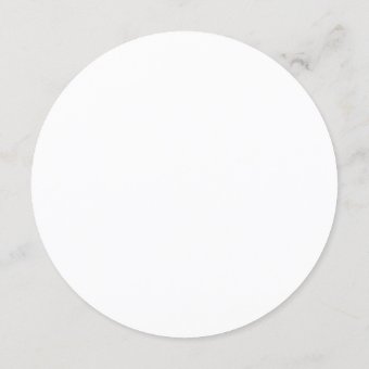 Elegant Wedding Table Circle Menu Cards | Zazzle