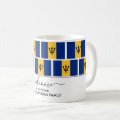 Elegant Welcome BARBADOS FLAG Coffee Mug | Zazzle