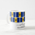 Elegant Welcome BARBADOS FLAG Coffee Mug | Zazzle