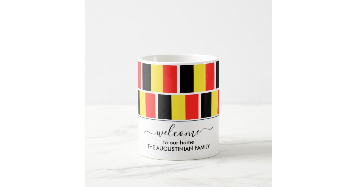 Elegant Welcome BELGIUM FLAG Coffee Mug | Zazzle