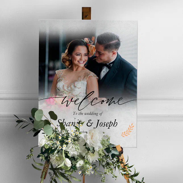 Elegant Welcome Wedding Poster | Zazzle