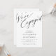 Elegant We're Engaged engagement party Invitation | Zazzle