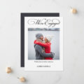 Elegant We're Engaged Script Photo Engagement Announcement | Zazzle