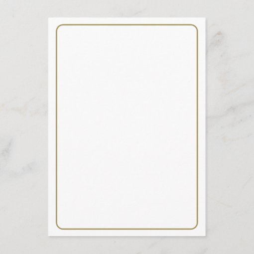 Elegant White and Gold Wedding Menus | Zazzle