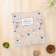 Elegant White Flowers Blush Pink Floral Pattern 3 Ring Binder | Zazzle