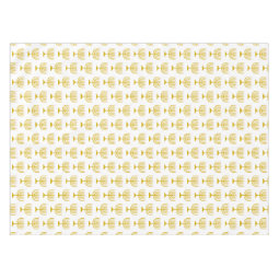Elegant White Gold | Chanukah Hanukkiyah | MENORAH Tablecloth | Zazzle