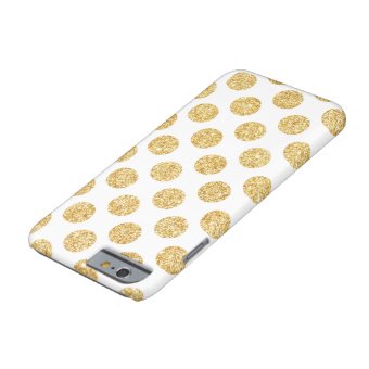 Elegant White Gold Glitter Polka Dots Pattern Case-Mate iPhone Case ...