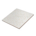 Elegant White Gold Raindrops Ceramic Tile | Zazzle