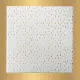 Elegant White Gold Raindrops Ceramic Tile | Zazzle
