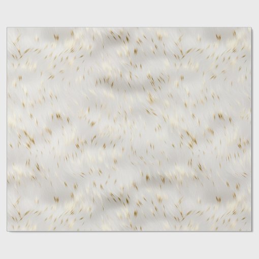 Elegant White Gold Wedding Wrapping Paper | Zazzle