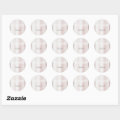 Elegant White Lace Floral Wedding Sticker | Zazzle