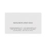 Elegant White Quartz Crystal Gemstone Business Card | Zazzle