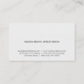 Elegant White Quartz Crystal Gemstone Business Card | Zazzle