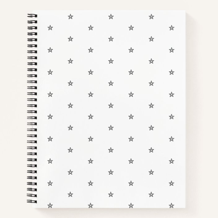Elegant white Spiral Notebook | Zazzle.com