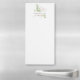 Elegant Wildflower Botanical Magnetic Notepad | Zazzle