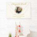 Elegant Wildflower Floral Graduation Photo Banner | Zazzle
