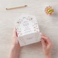 Elegant Wildflower Floral Wedding All In One Invitation | Zazzle