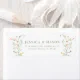 Elegant wildflower meadow flower Return Address Label | Zazzle