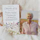 Elegant Wildflower Photo Celebration of Life Invitation | Zazzle