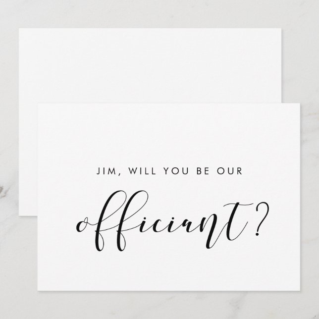 Wedding officiant proposal 60 photos - Astyledwedding.com