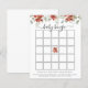 Elegant Winter Baby Shower Bingo Game Card | Zazzle