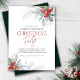 Elegant Winter Greenery Office Christmas Party Invitation | Zazzle