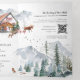 Elegant Winter Mountain Ski Chalet Wedding Tri-Fold Invitation | Zazzle