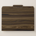 Elegant Wood 2 File Folder | Zazzle