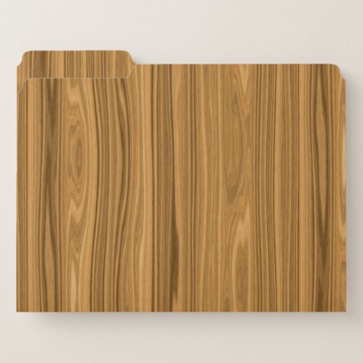 Elegant Wood grain style File Folder | Zazzle