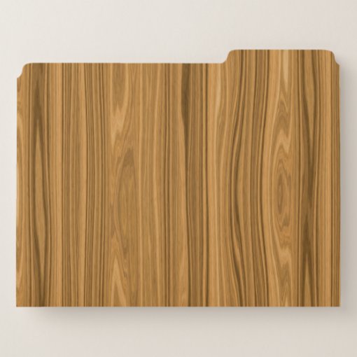 Elegant Wood grain style File Folder | Zazzle