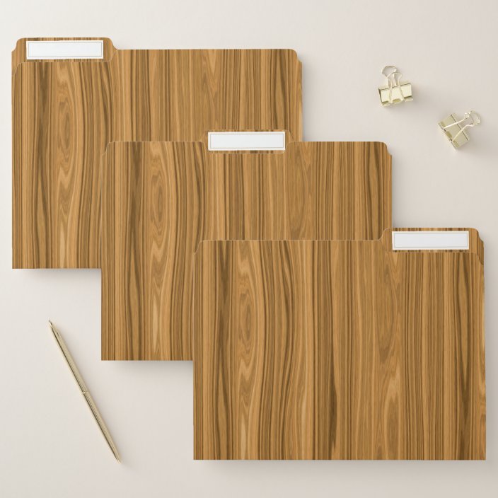 Elegant Wood grain style File Folder | Zazzle.com