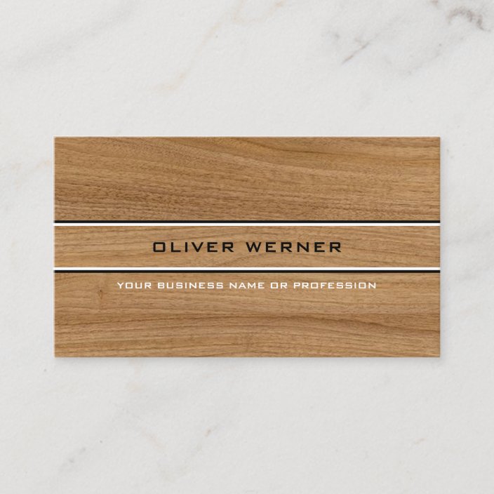 elegant wood texture rustic business card | Zazzle.com
