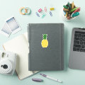 Elegant Yellow Pineapple Sticker | Zazzle