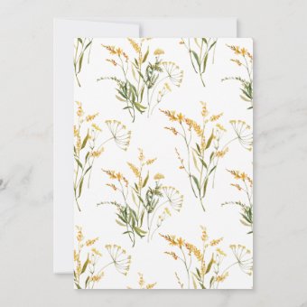 Elegant Yellow Spring Floral Graduation Party Invitation | Zazzle