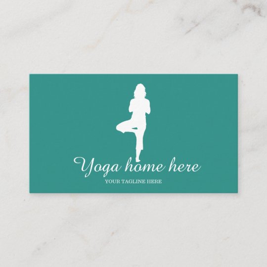 Elegant Yoga Instructor Business Card | Zazzle.com