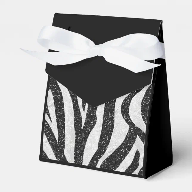 Elegant Zebra Print Favor Box | Zazzle