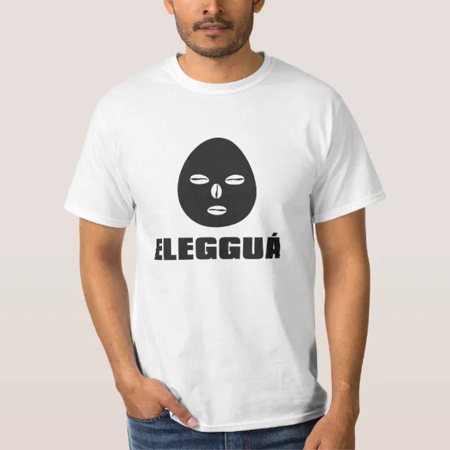 Eleggua, black on white T-Shirt | Zazzle