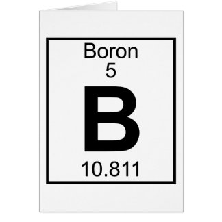 Boron Cards | Zazzle