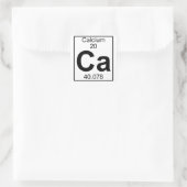 Element 020 - Ca - Calcium (Full) Square Sticker | Zazzle