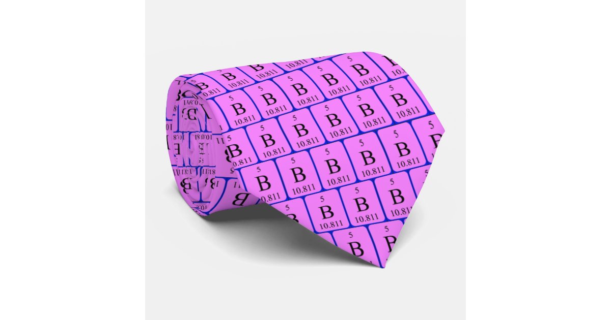 Element 5 tie - Boron | Zazzle