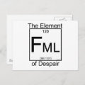 Element FML Postcard | Zazzle