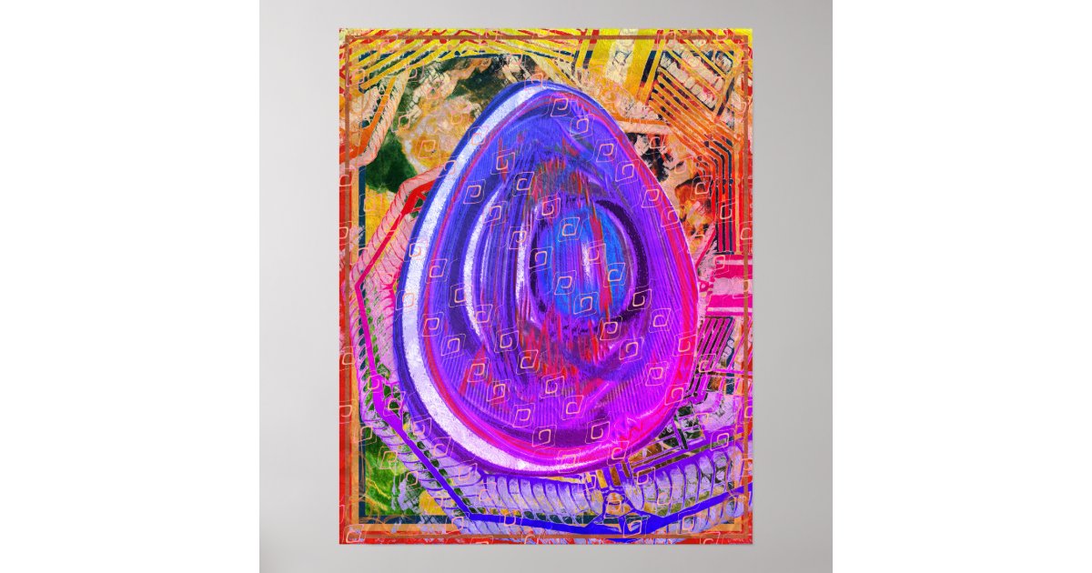Elemental Symbol Ether Meditation Aid Tattva Poster | Zazzle