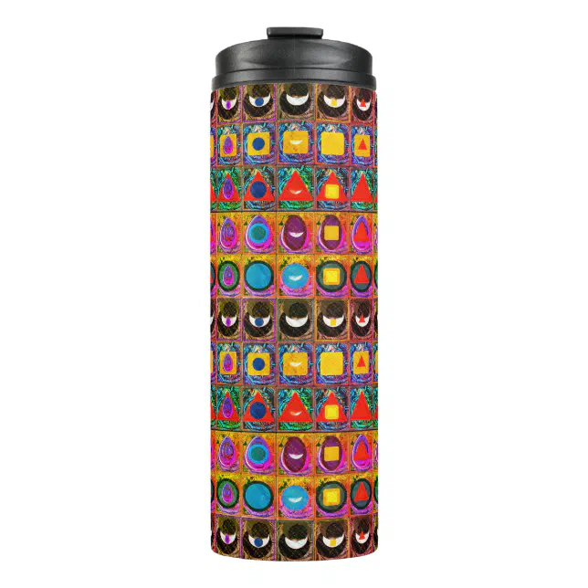 Elemental Symbols Pattern Meditation Aid Tattva Thermal Tumbler | Zazzle