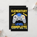 Elementary Level Complete Gaming Gamer Graduation Invitation | Zazzle
