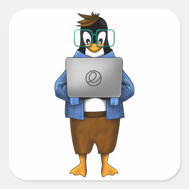 Elementary OS Square Sticker | Zazzle